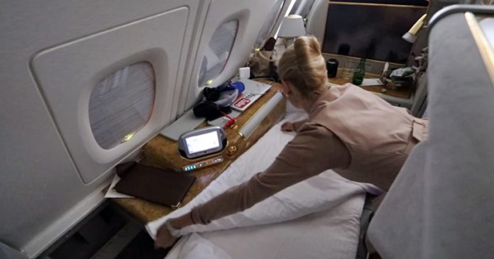 Video: What it’s Like to Travel First Class via Emirates Airlines ...