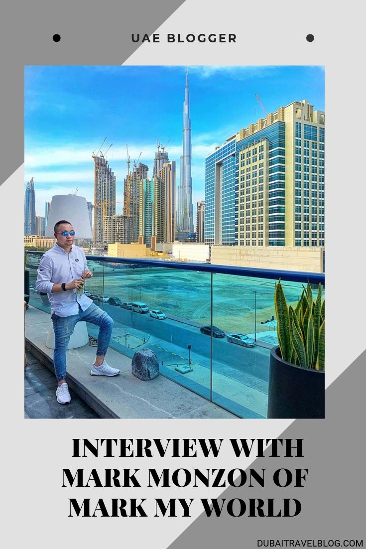 UAE Blogger: Mark Monzon of Mark My World - Dubai Travel Blog