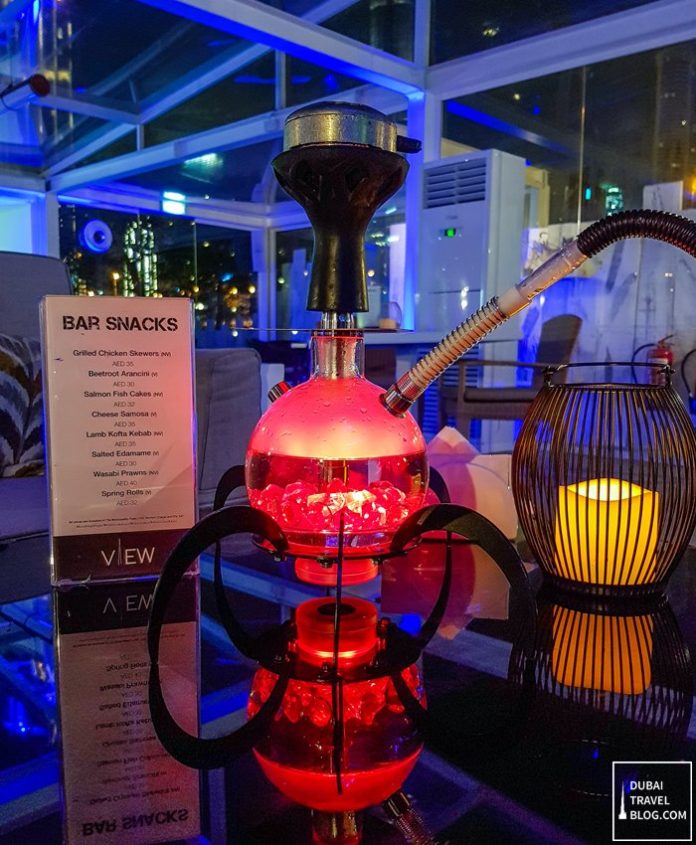 Drinks & Shisha at the VIEW by Dusit Thani Dubai - Dubai Travel Blog